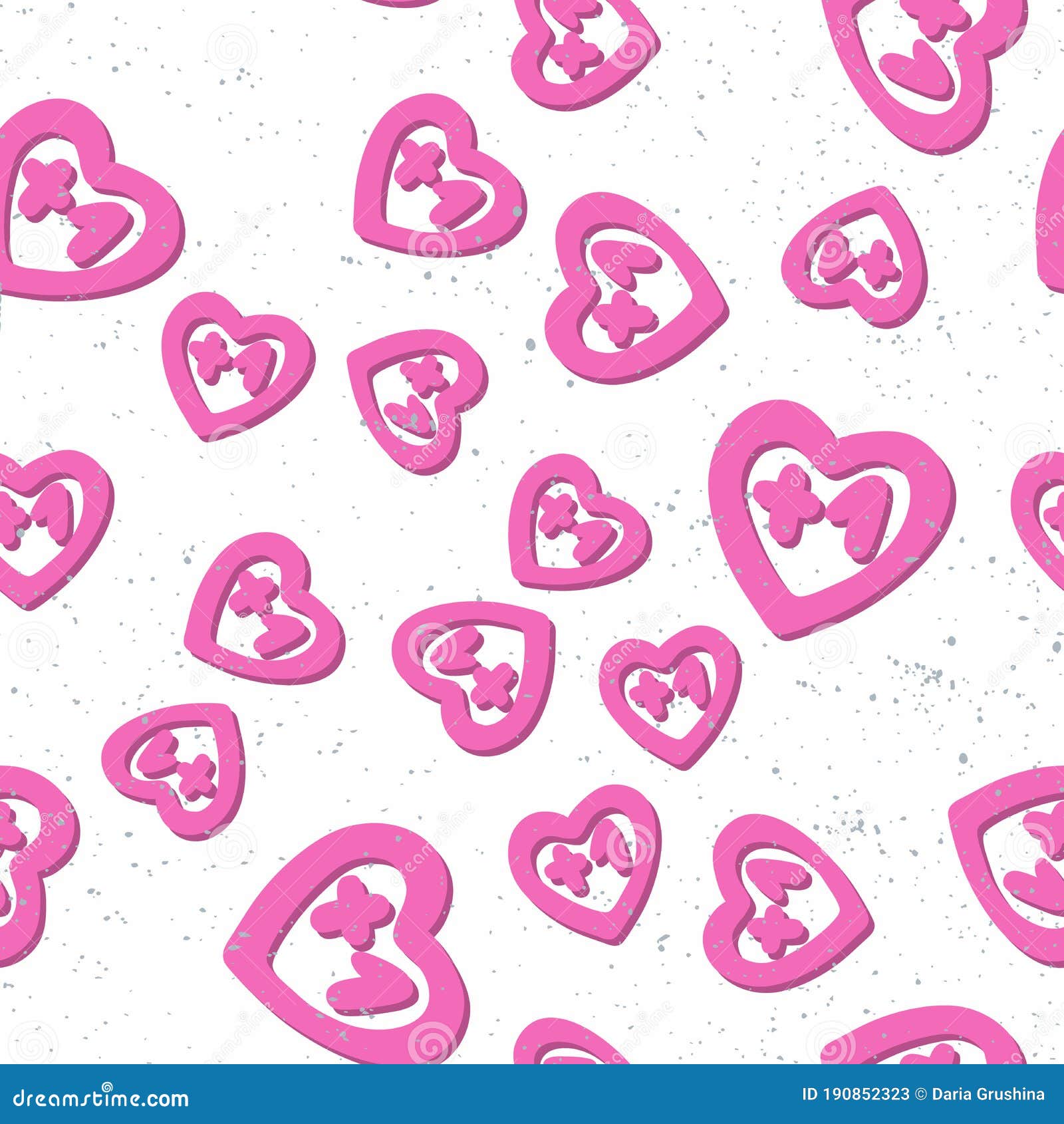 Like Symbol Seamless Pattern. Sticker for Social Media Content. Vector ...