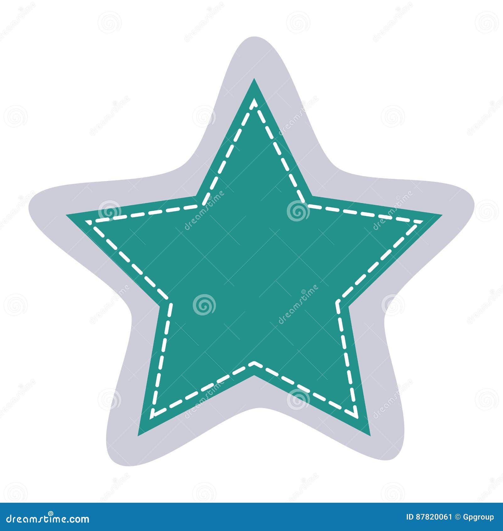Sticker Star Shape Frame Callout Dialogue Stock Illustration ...