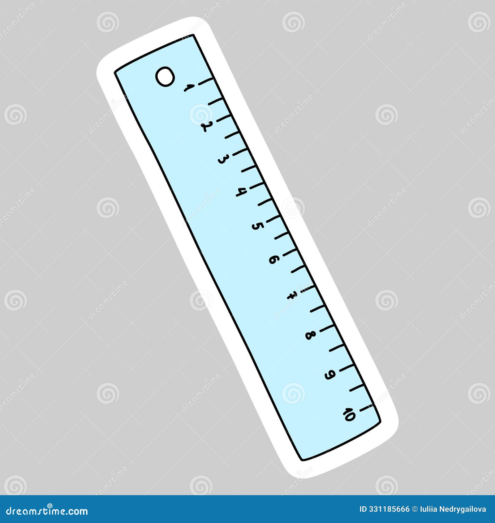 School Ruler Vector Icon Isolated On Transparent Background, Sch ...