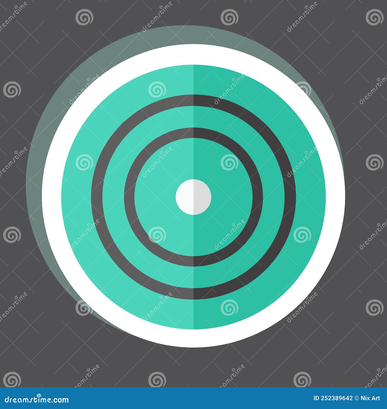 Sticker Strategic Focus. Suitable for Community Symbol. Simple Design ...