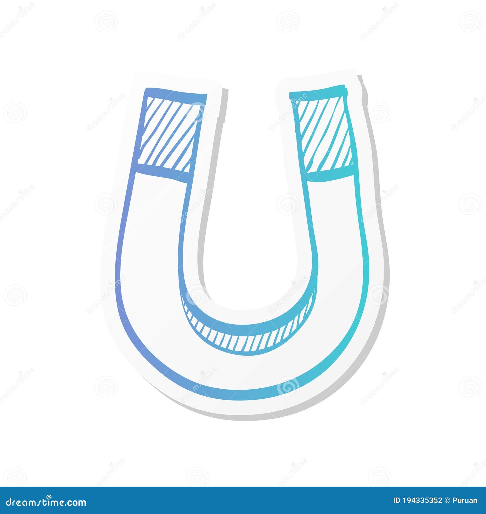 Sticker Style Icon - Magnet Stock Vector - Illustration of ...