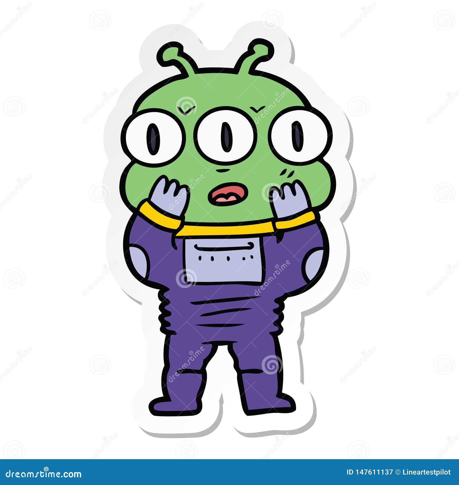 Surprised Alien Stock Illustrations – 2,253 Surprised Alien Stock ...