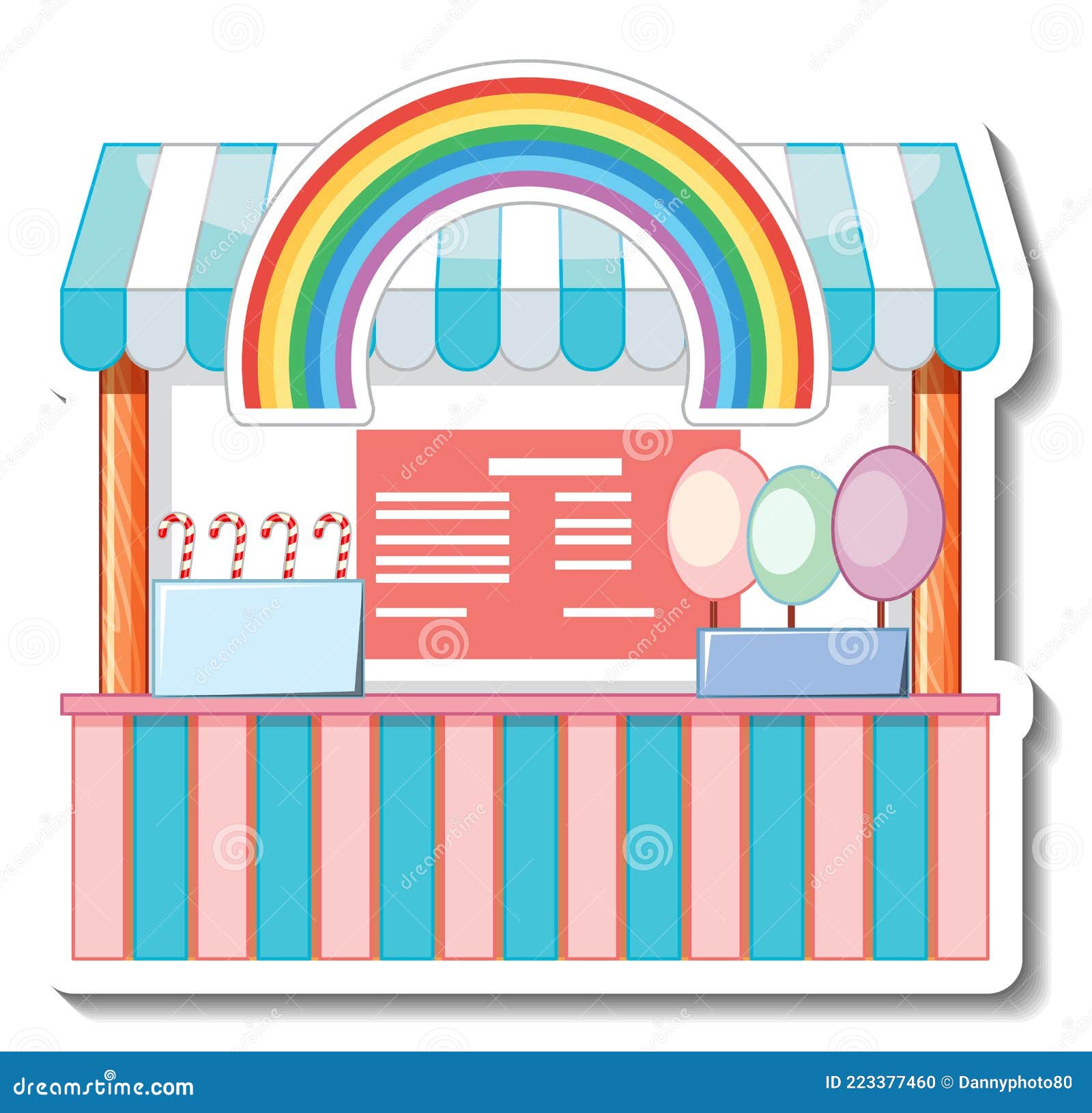 Candy Store Flyer Designs. Sweets Shop Poster Templates. Promo ...