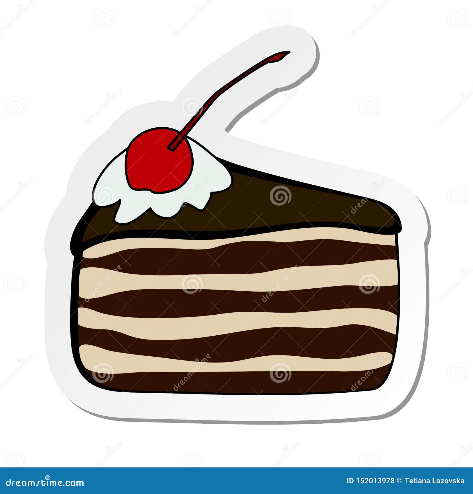 Smashed Cake Drawing