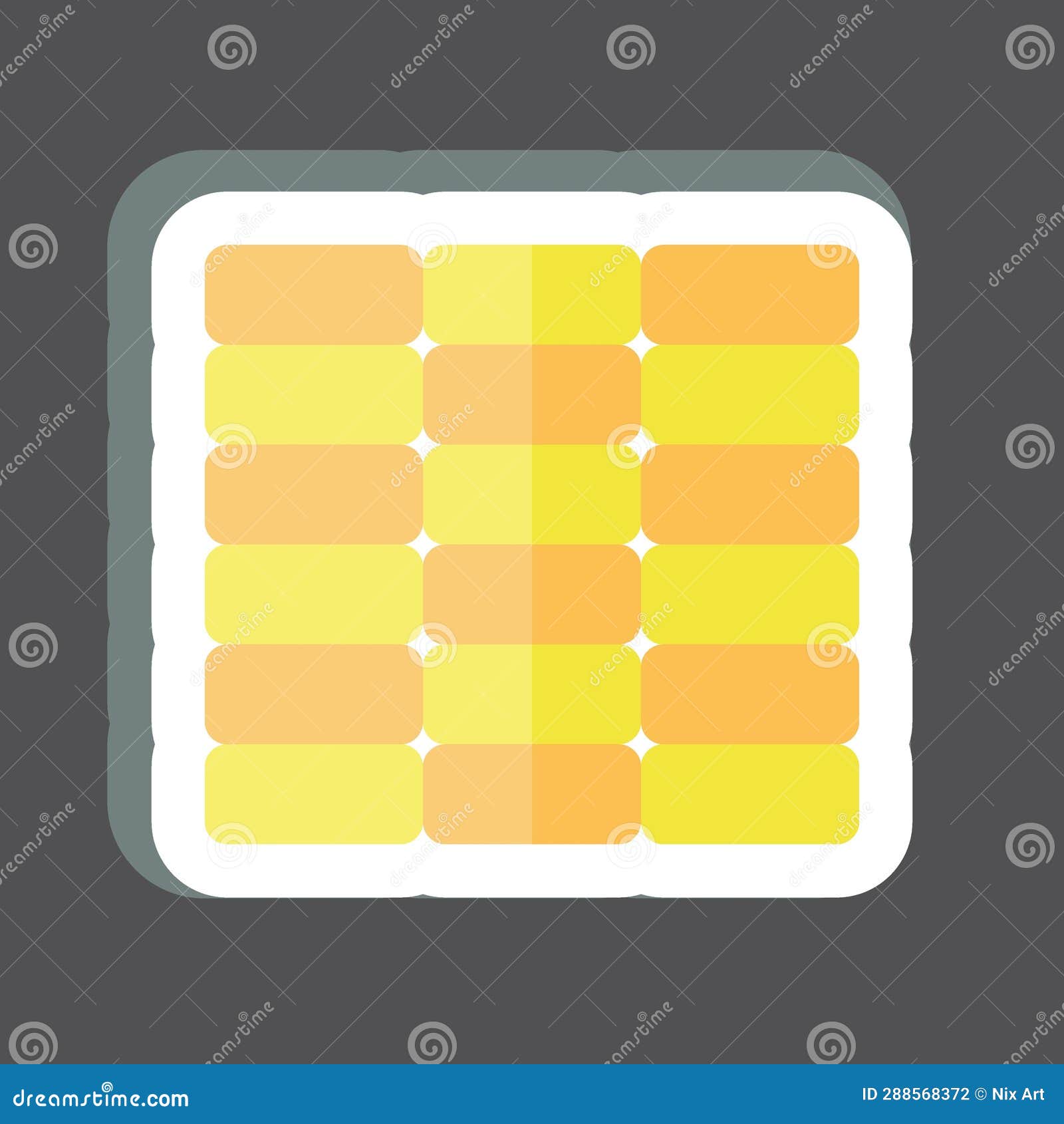 Sticker Wall. Related To Building Material Symbol. Simple Design ...