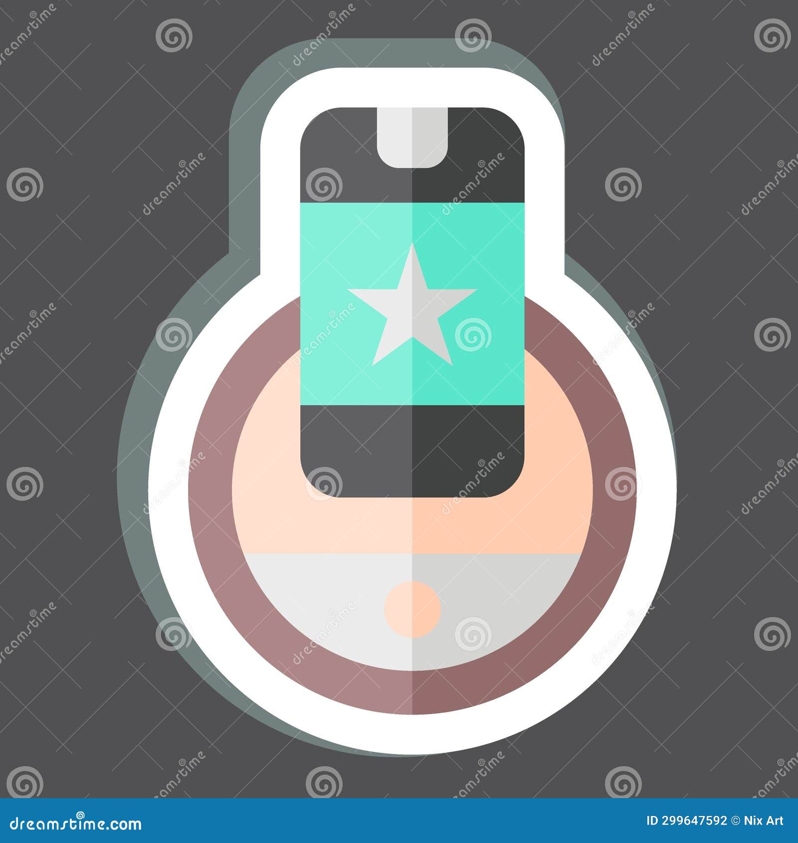 Sticker Wireless Charging. Related To Future Technology Symbol. Simple ...