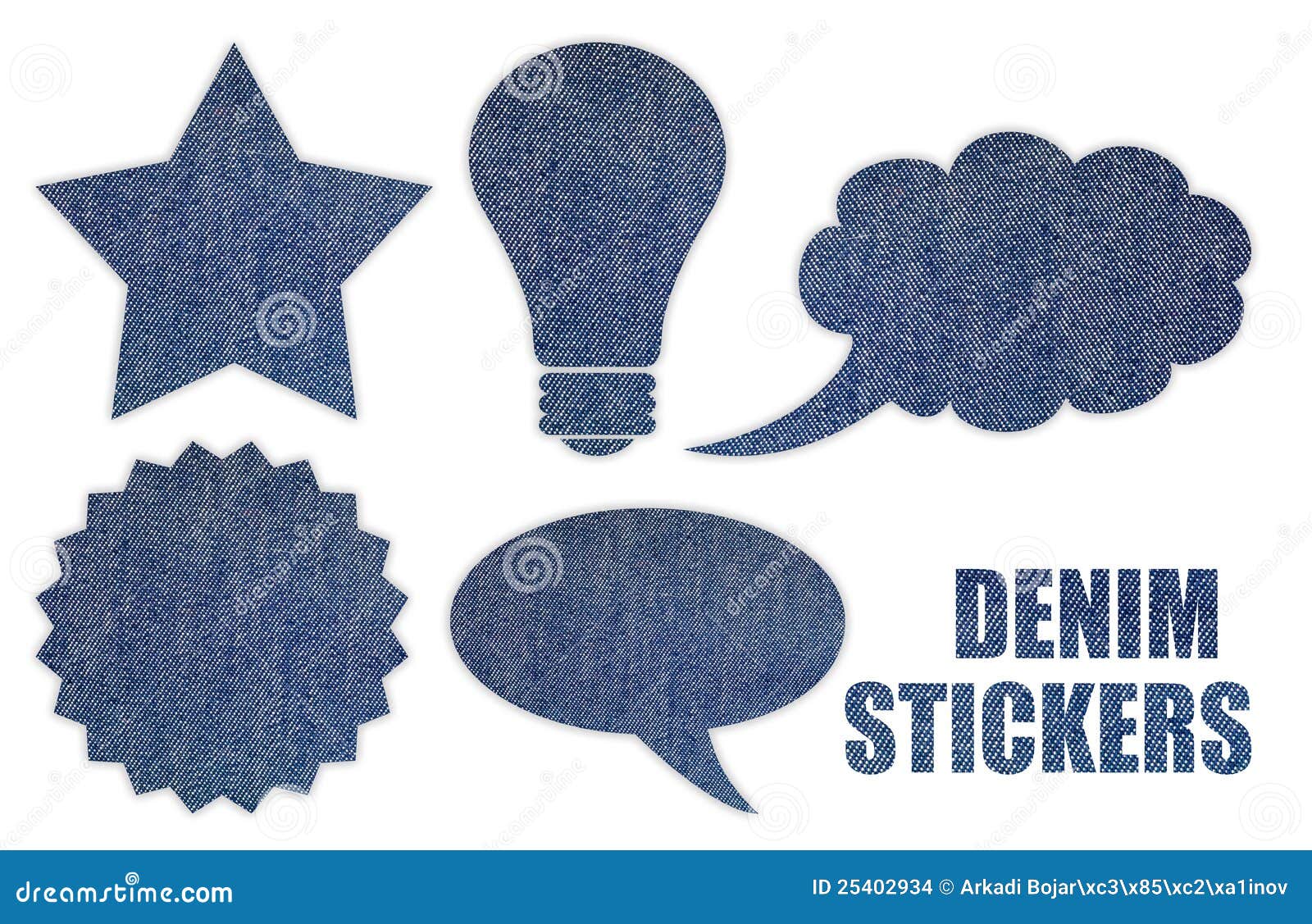 Denim Stickers Stock Illustrations – 673 Denim Stickers Stock ...