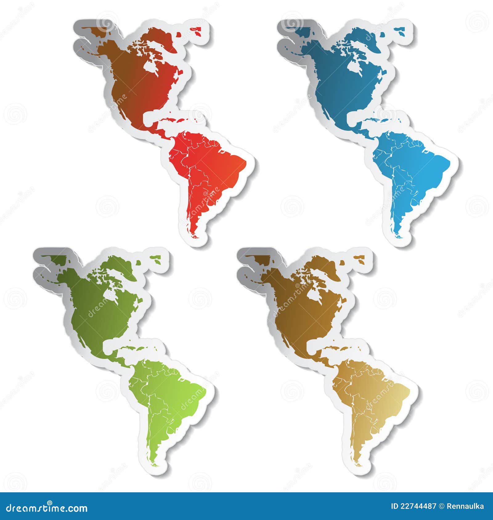 Stickers of America stock vector. Illustration of america - 22744487