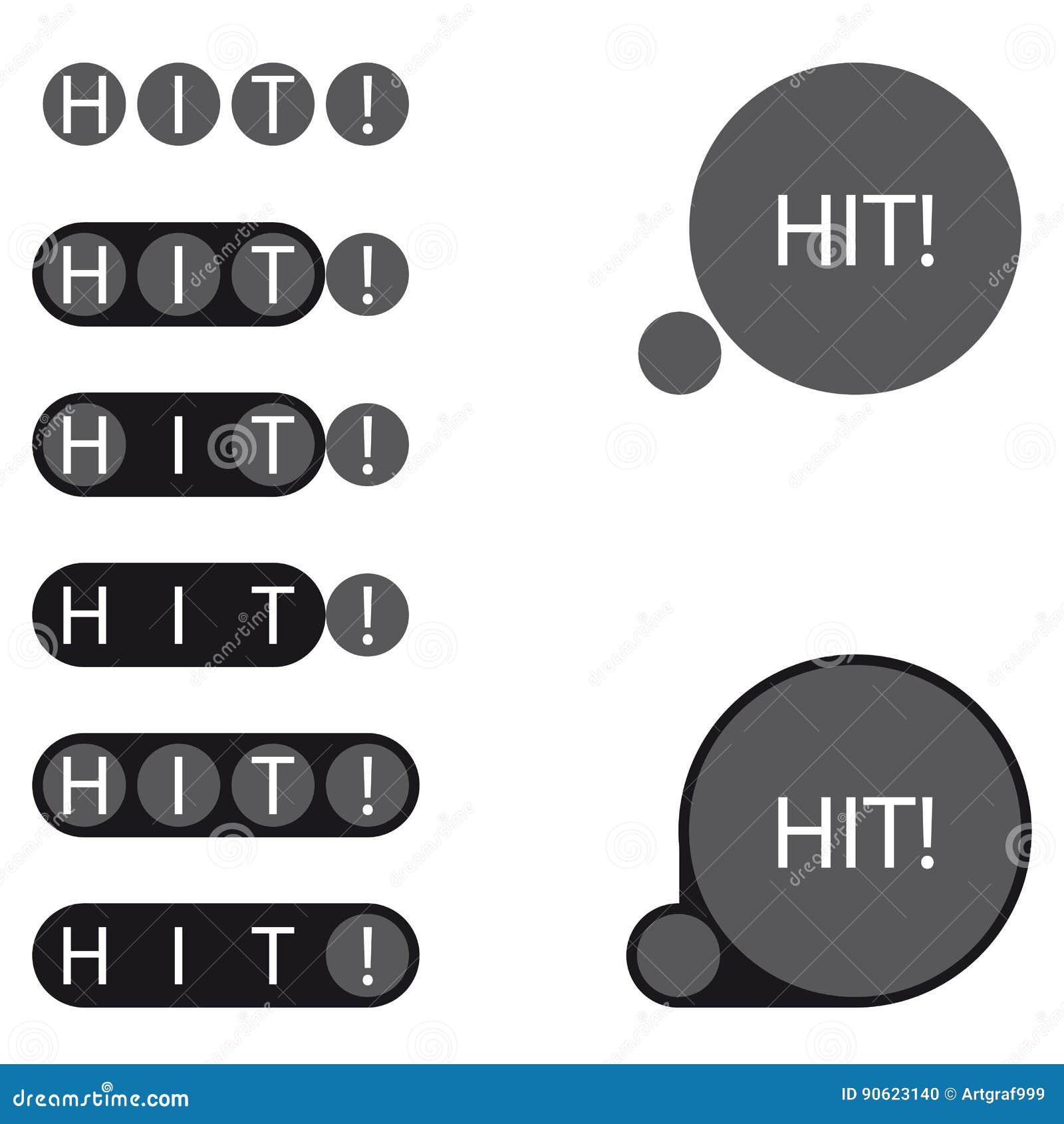 Stickers hit label stock illustration. Illustration of fashion - 90623140