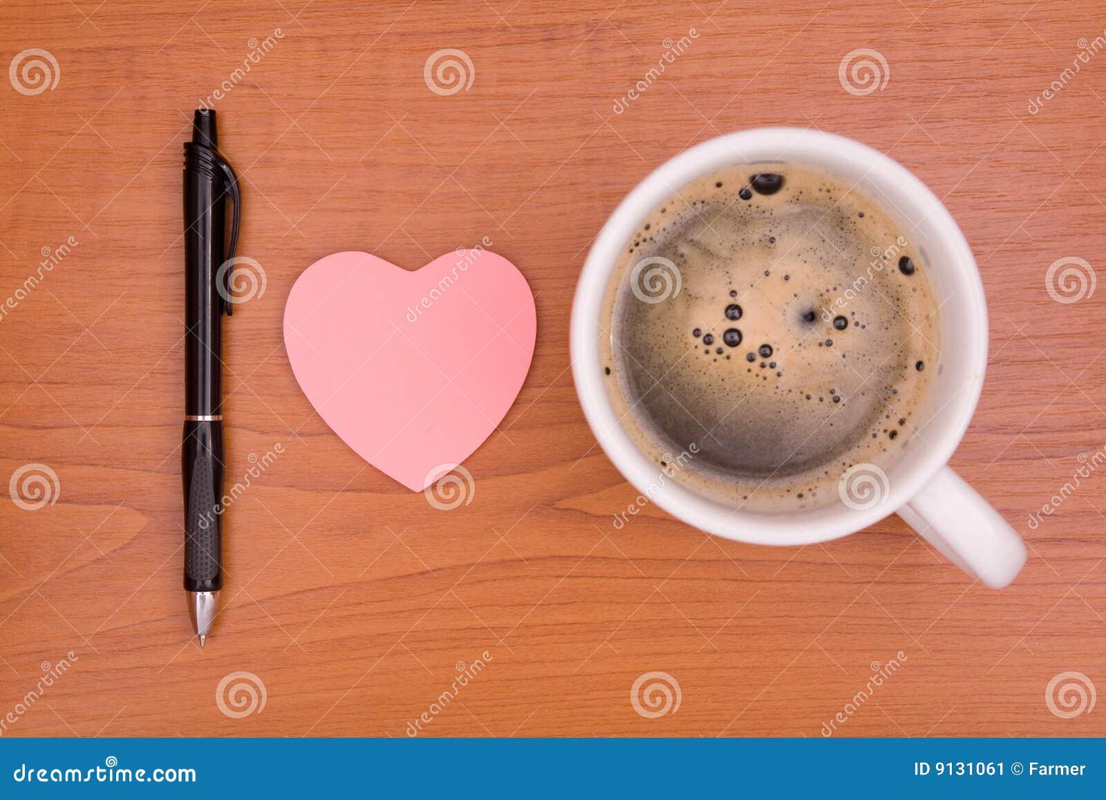 Stickers , pen and coffee stock image. Image of sticky - 9131061