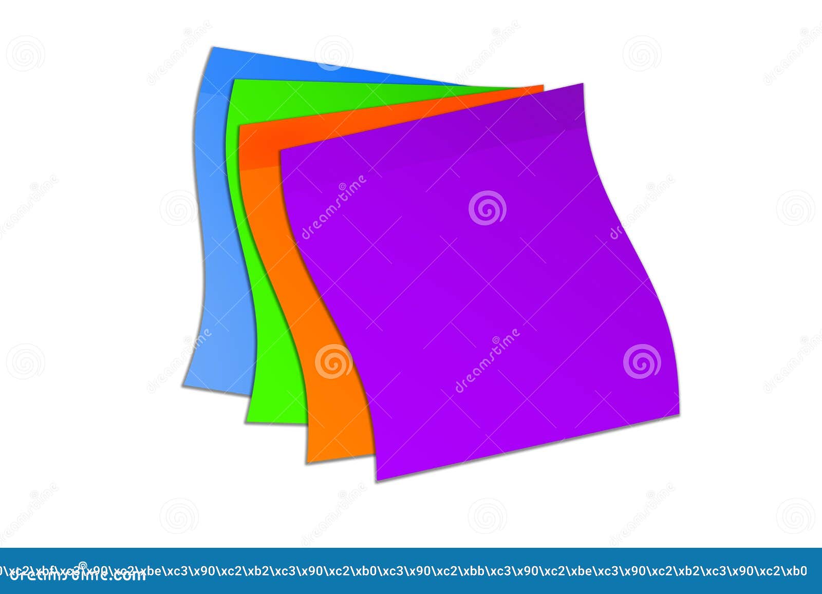 Stickers Pile Royalty-Free Stock Photography | CartoonDealer.com #37283531