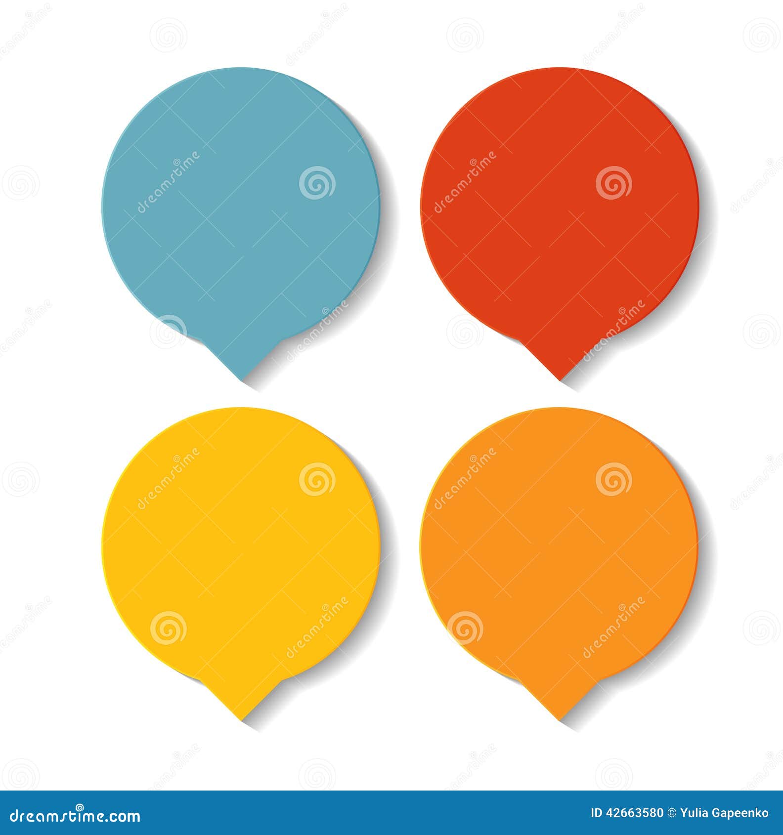 Stickers Set for Your Business Vector Illustration Stock Vector ...