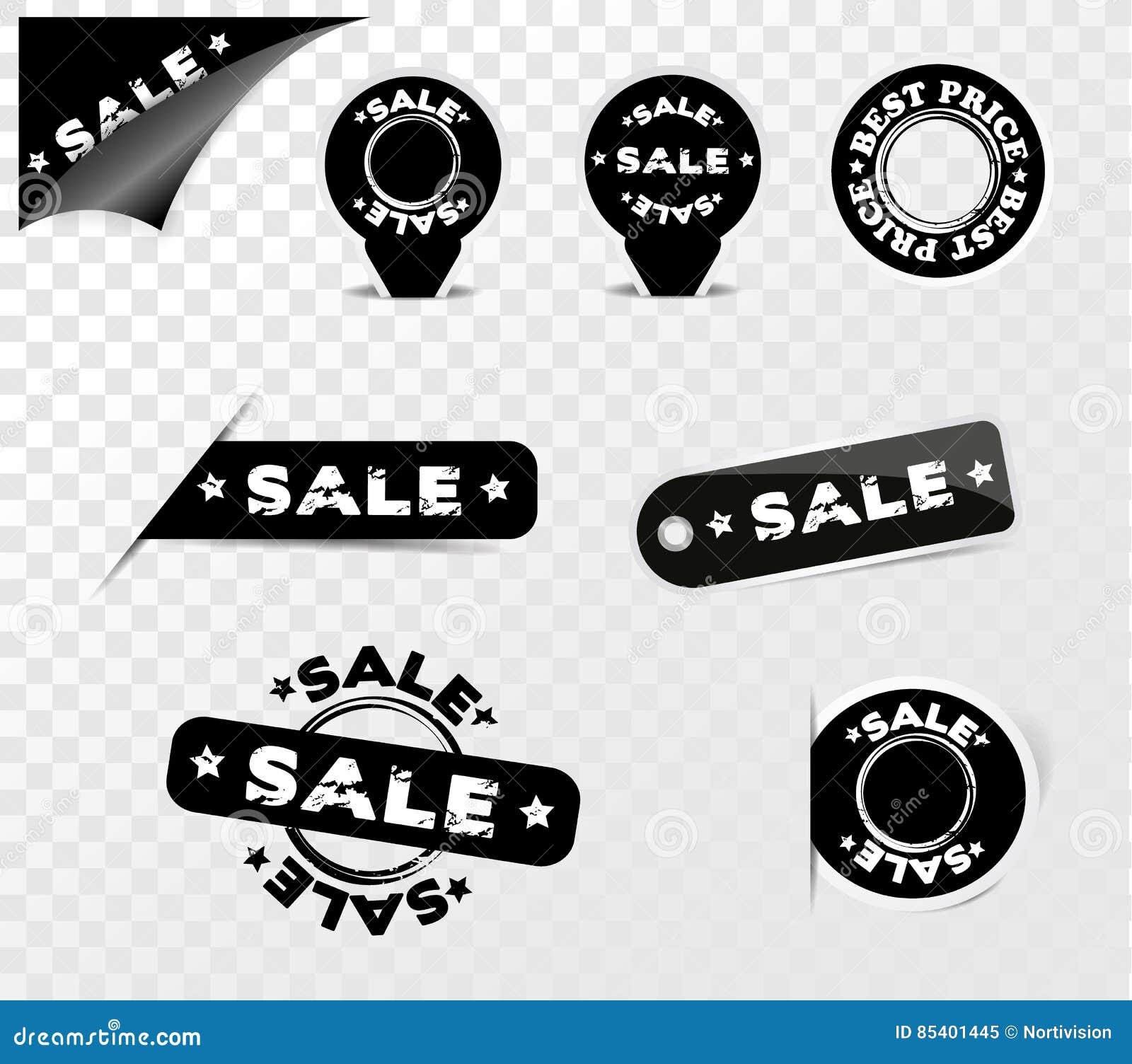 Stickers, Tags, Labels Collection Stock Vector - Illustration of modern ...