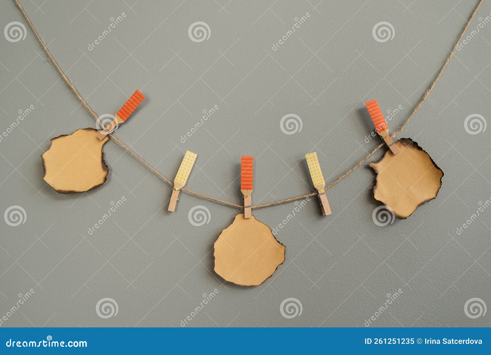 Stickers on the Wall for Notes. Stock Image - Image of creative ...