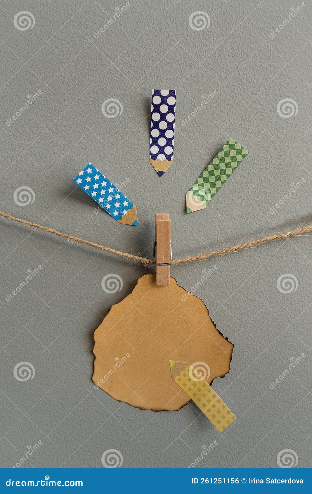 Stickers on the Wall for Notes. Stock Photo - Image of notice, handmade ...