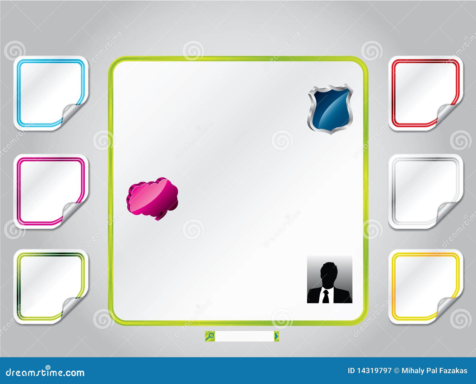 Stickers website design stock vector. Illustration of pattern - 14319797