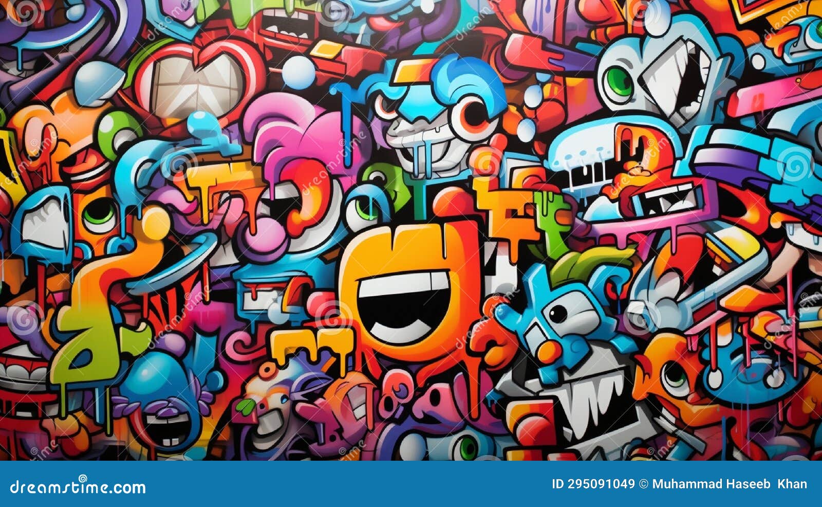 Stickers in a White Offset Graffiti Style Stock Illustration ...