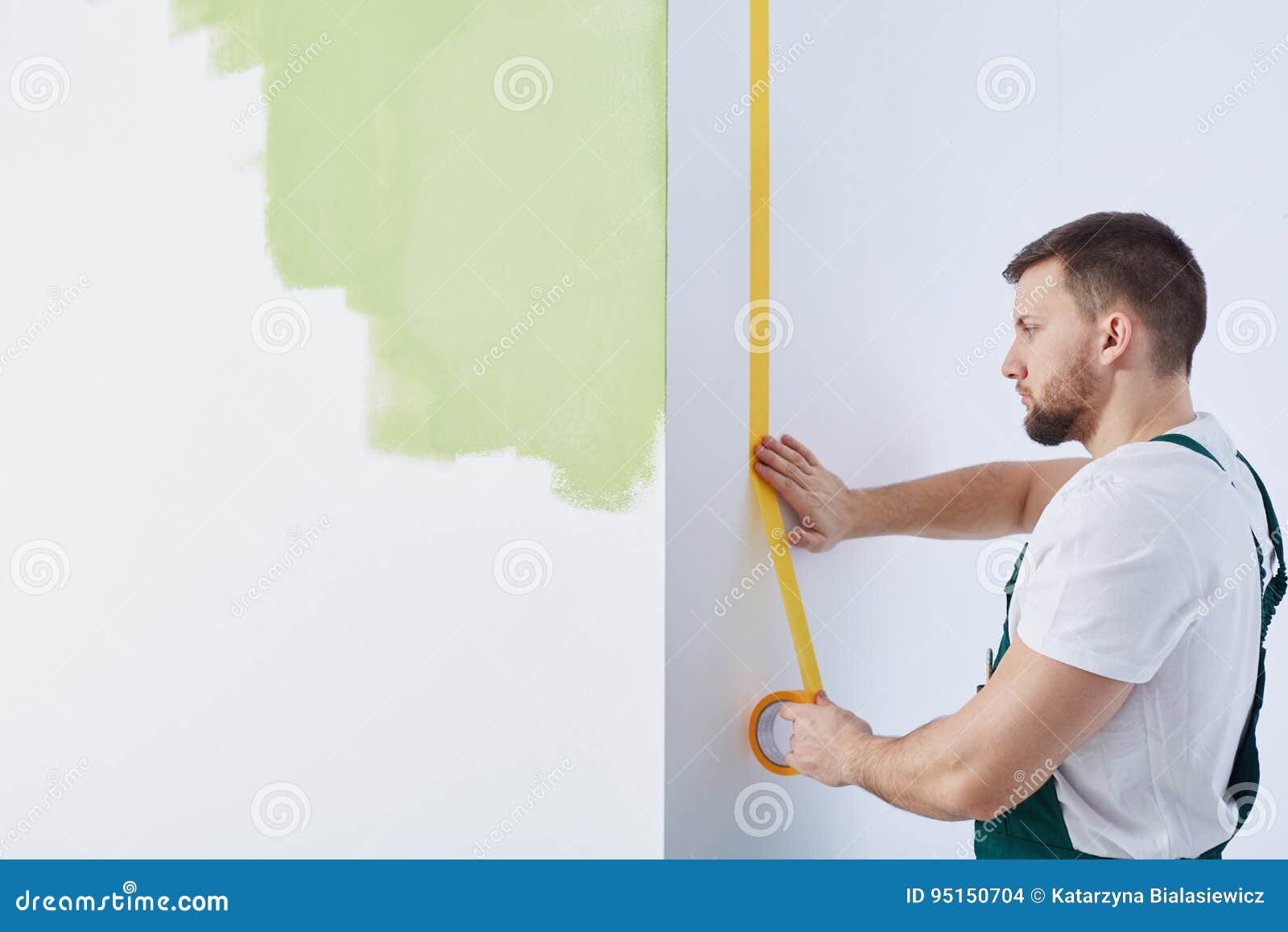 Sticking adhesive tape stock photo. Image of professional - 95150704