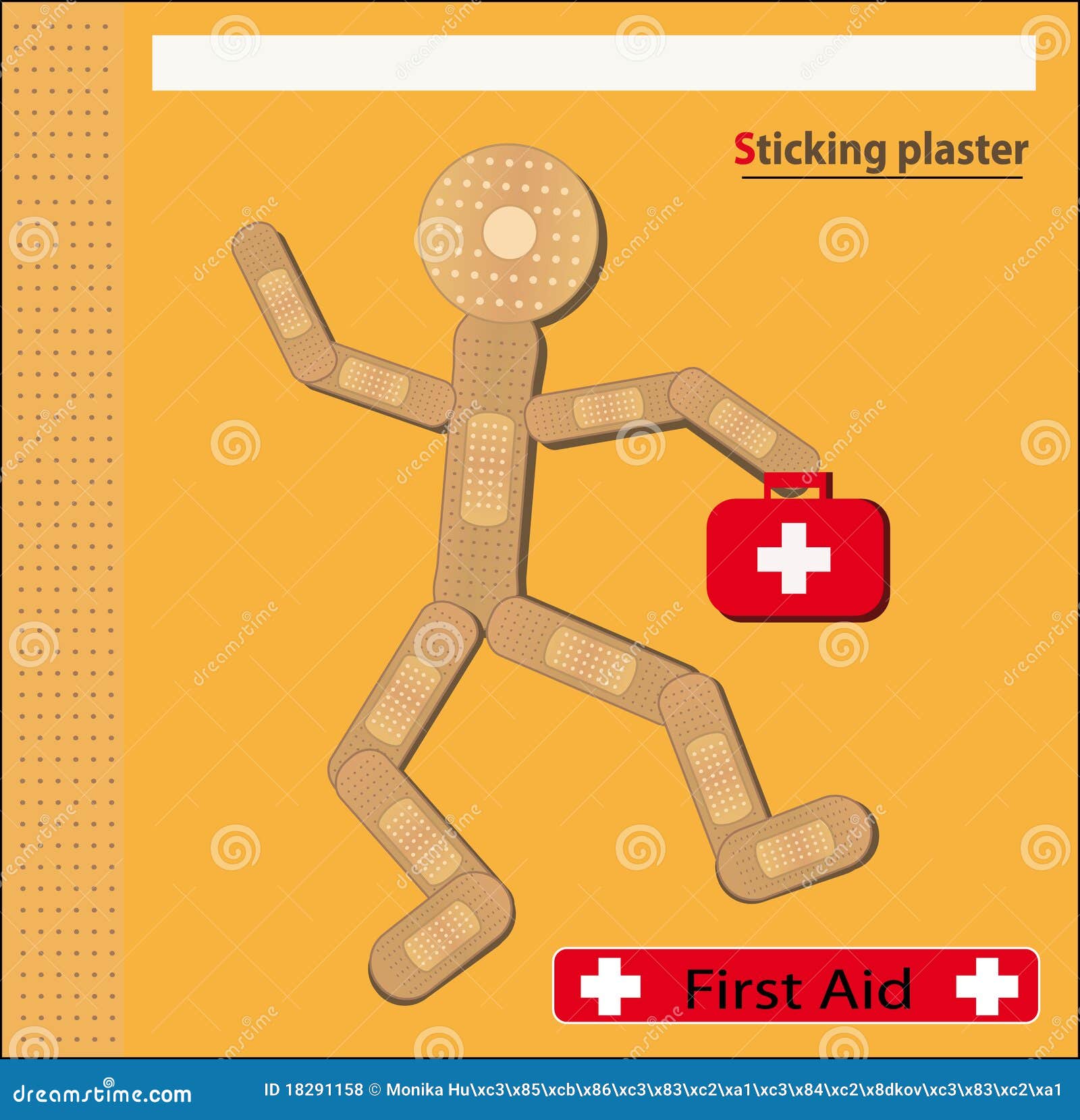 Sticking Plaster Cartoon Vector | CartoonDealer.com #71425747