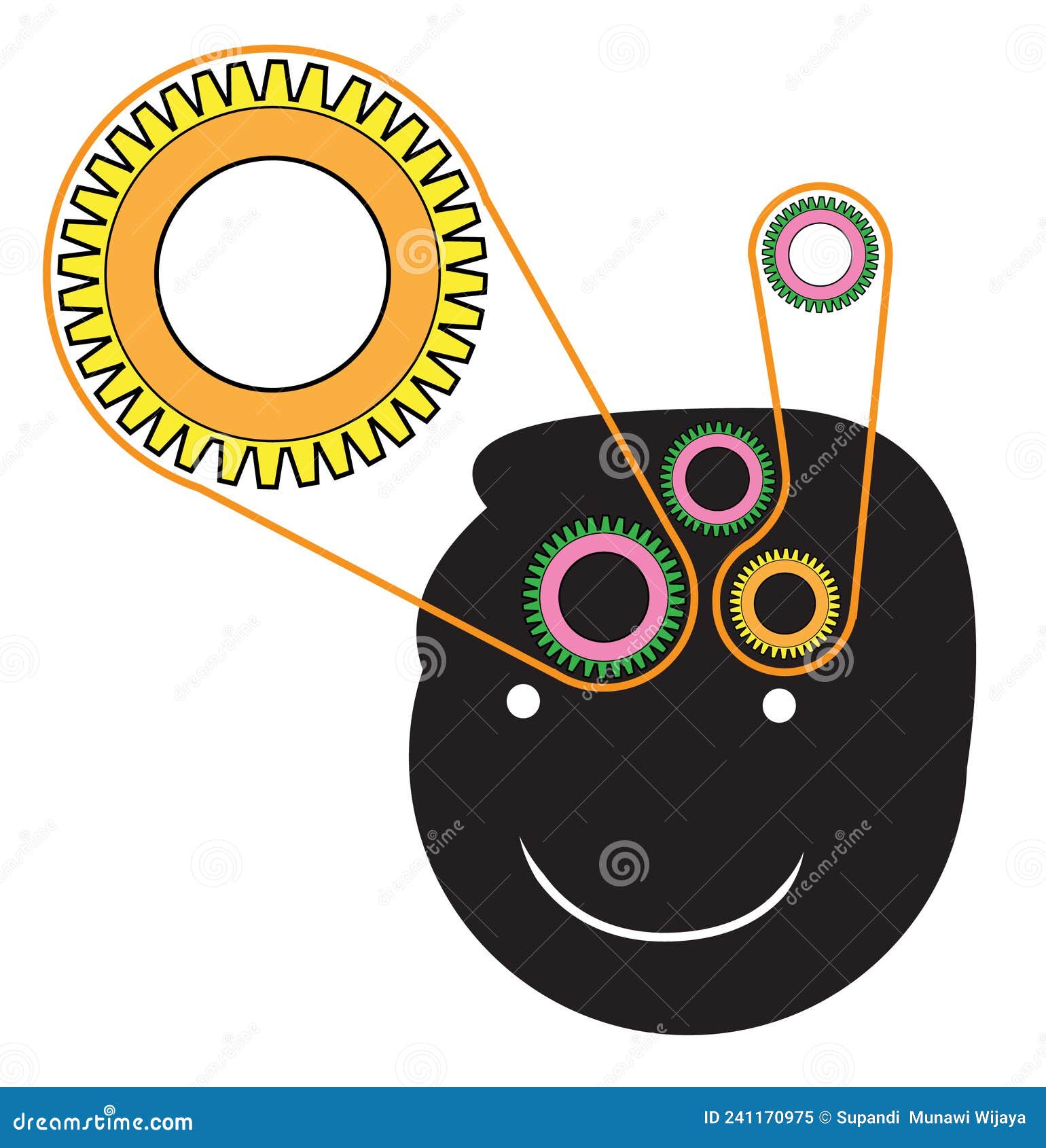 Stickman Cute Interactive and Colorful Design Creative Stock Vector ...