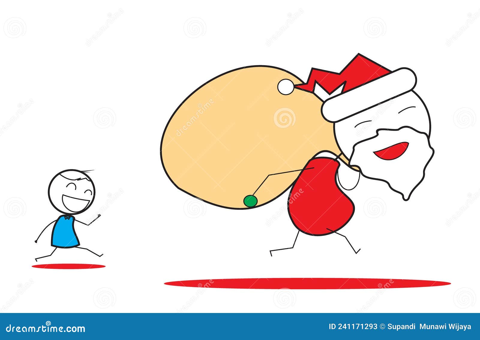 Stickman Cute Interactive and Colorful Design Creative Stock Vector ...