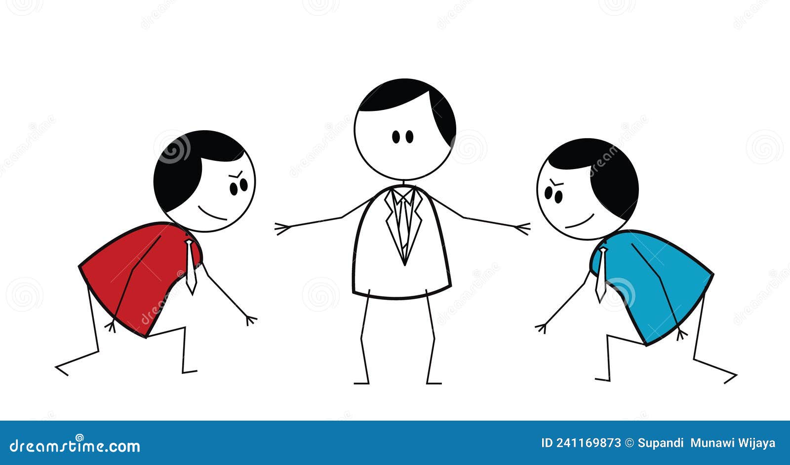 Stickman Cute Interactive Design Creative Stock Vector - Illustration ...