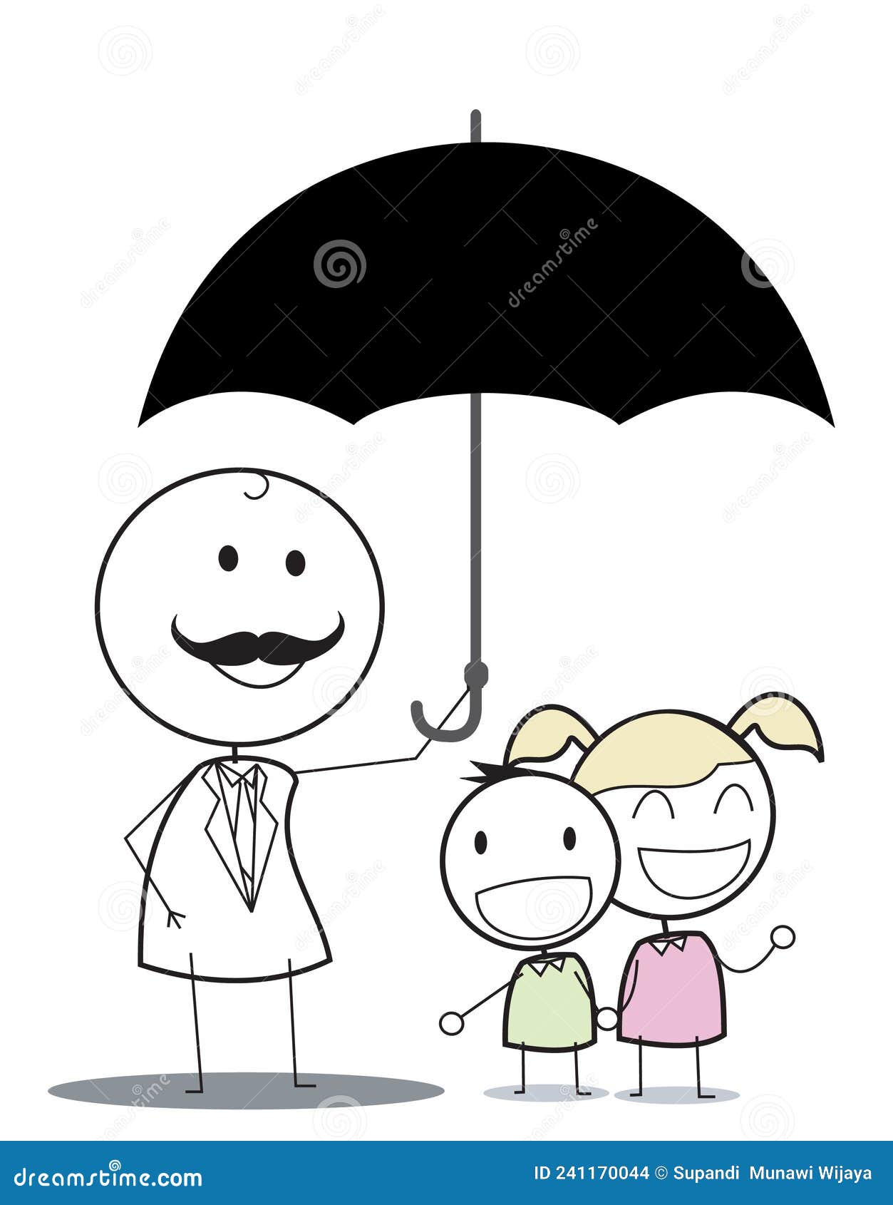 Stickman Cute Interactive Design Creative Stock Vector - Illustration ...