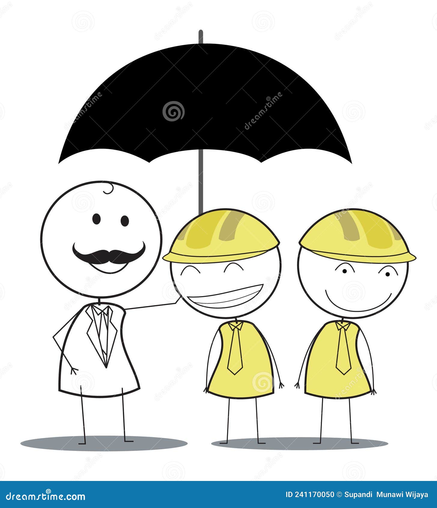 Stickman Cute Interactive Design Creative Stock Vector - Illustration ...