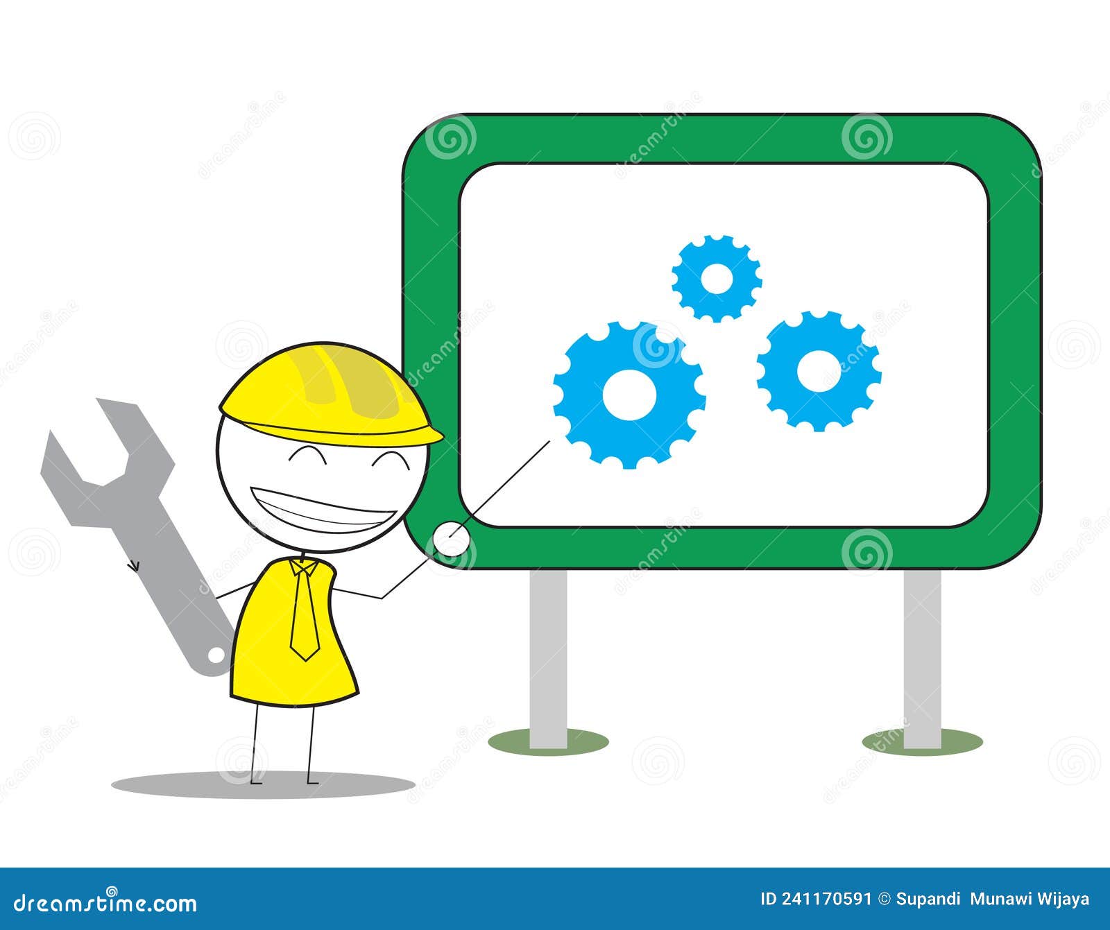 Stickman Cute Interactive and Colorful Design Creative Stock Vector ...