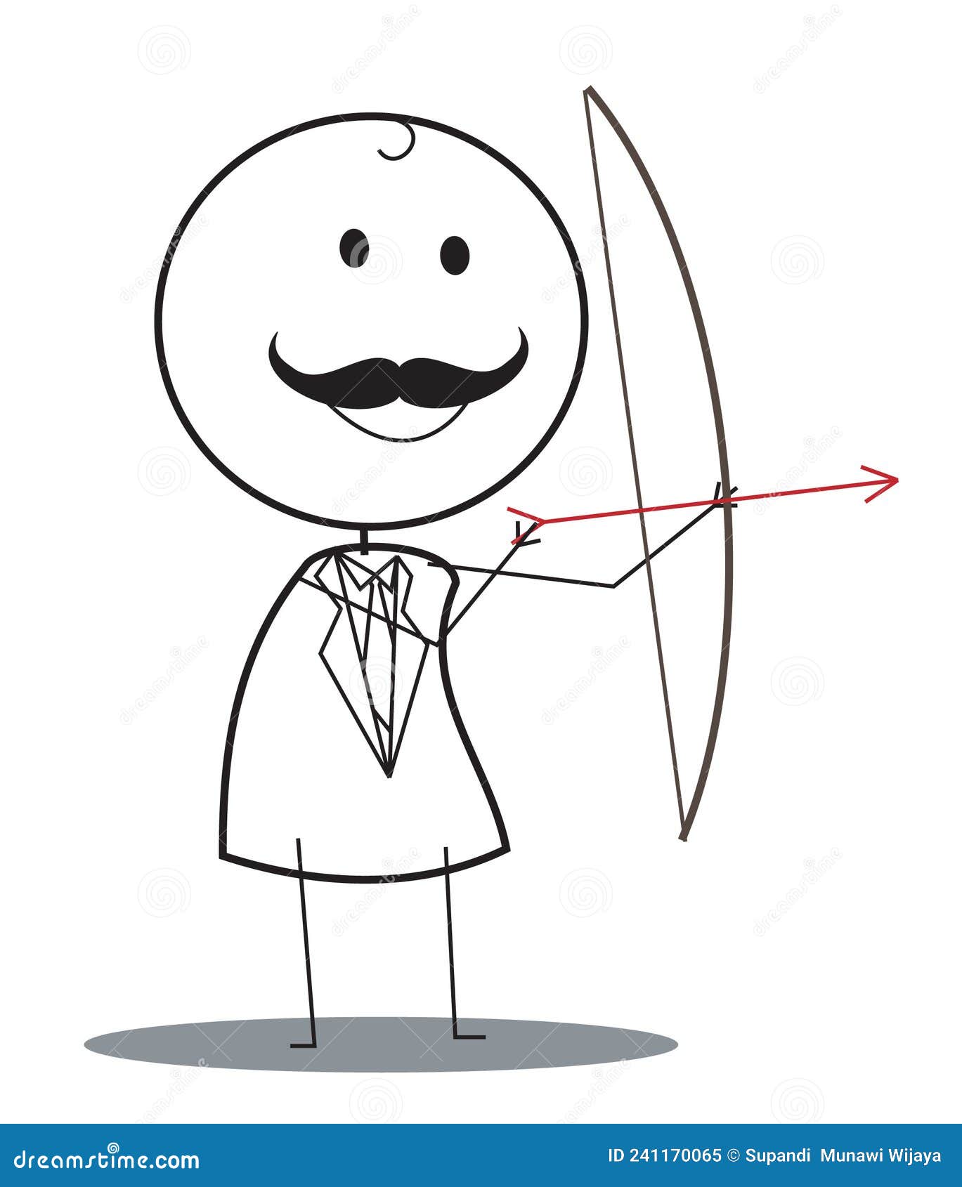 Stickman Cute Interactive Design Creative Stock Vector - Illustration ...