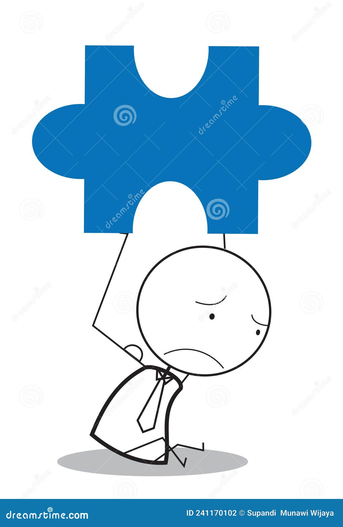 Stickman Cute Interactive Design Creative Stock Vector - Illustration ...