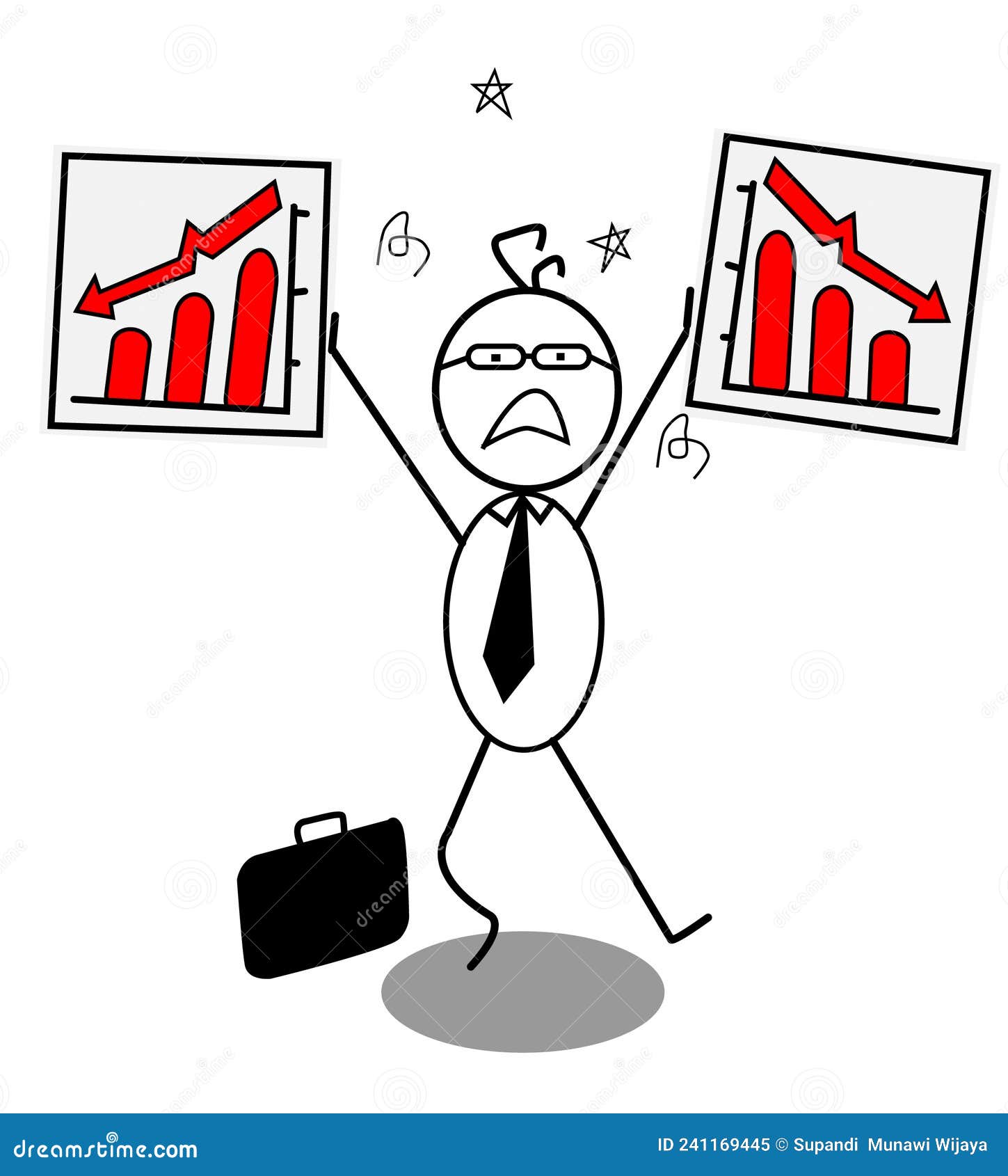 Stickman Cute Interactive Design Creative Stock Illustration ...