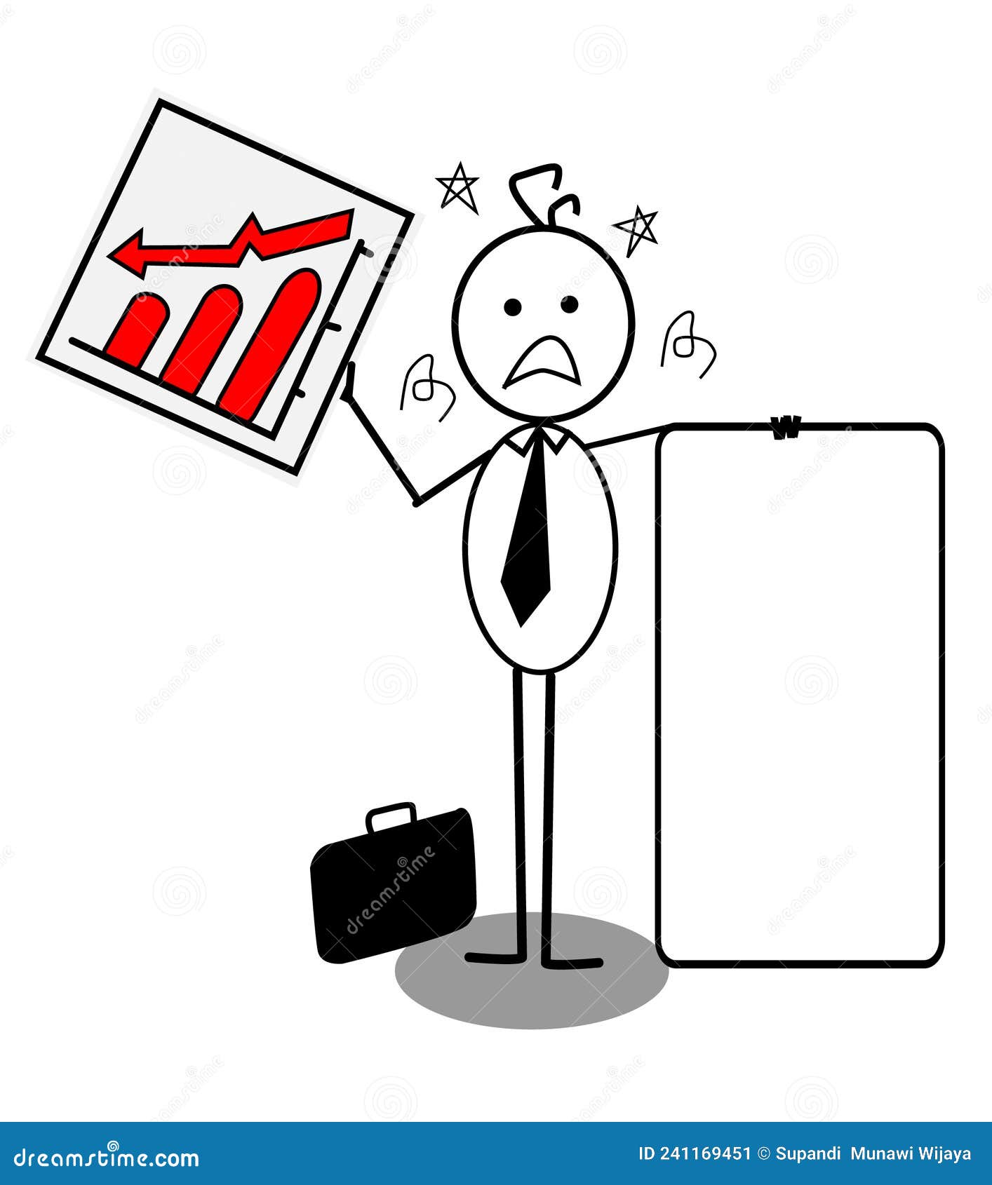 Stickman Cute Interactive Design Creative Stock Illustration ...