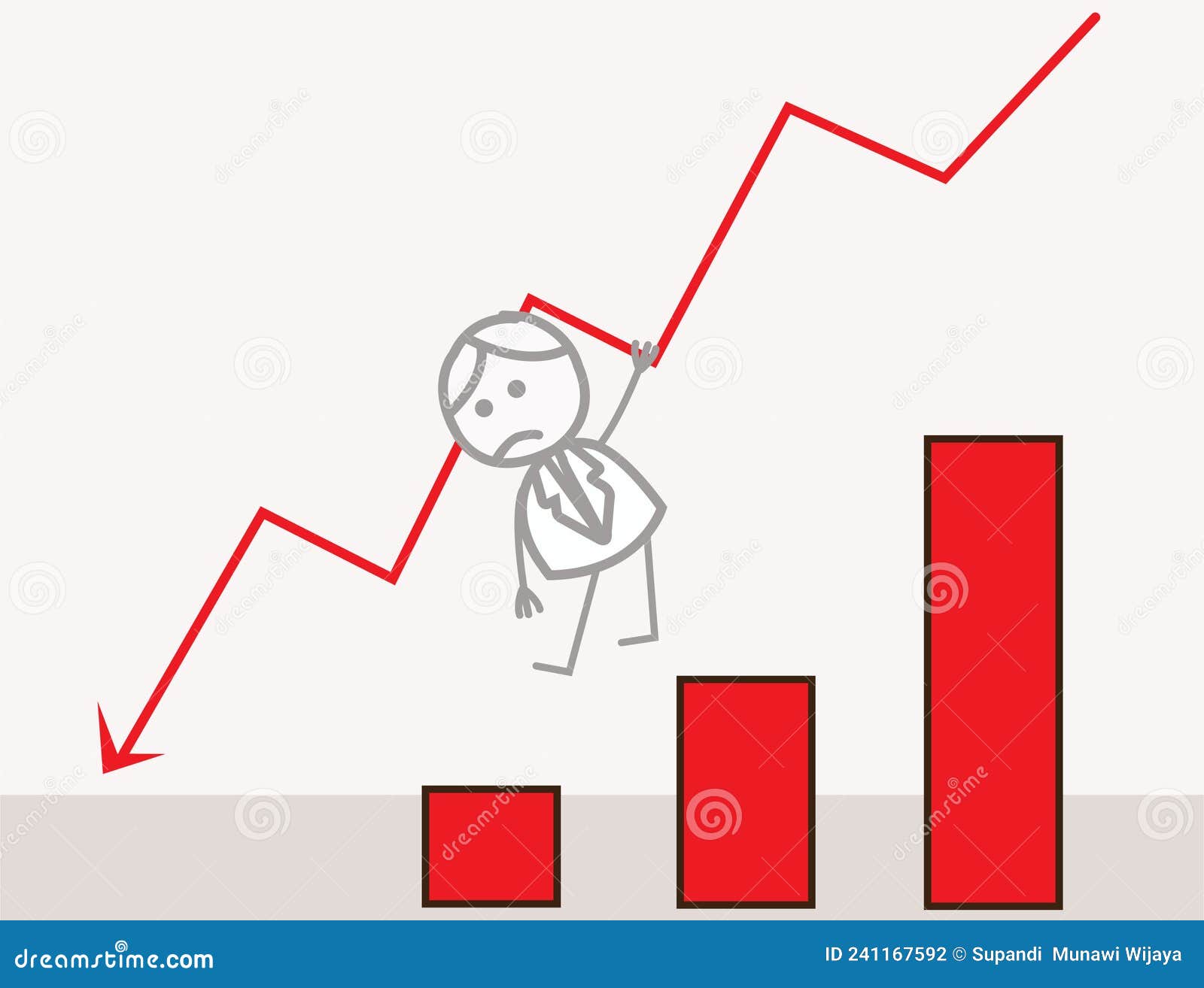 Stickman Illustration Cute Profession Creative Stock Vector ...