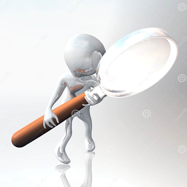 Stickman stock illustration. Illustration of human, investigation ...