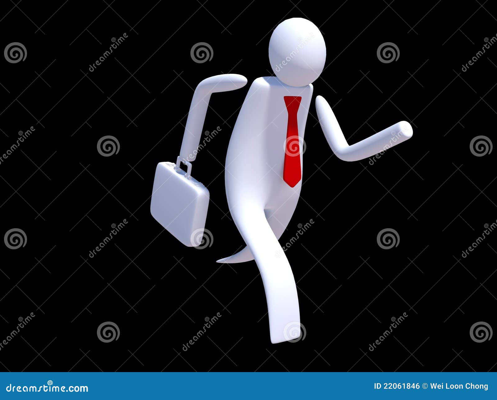 Stickman executive running stock illustration. Illustration of symbol ...