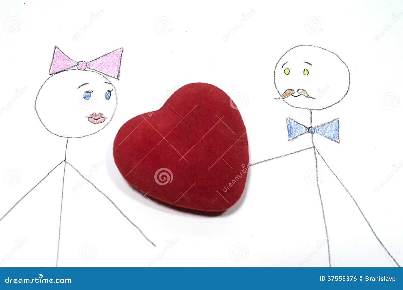 Stickman with heart stock photo. Image of emotion, figure - 37558376