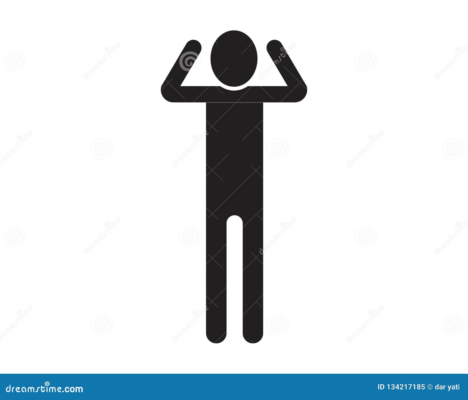 Stickman Logo Vector Illustration Design Stock Vector - Illustration of ...