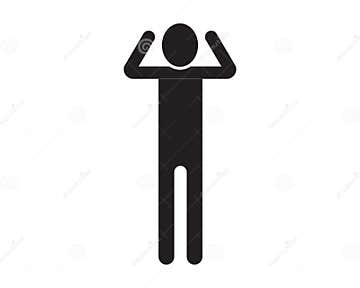 Stickman Logo Vector Illustration Design Stock Vector - Illustration of ...