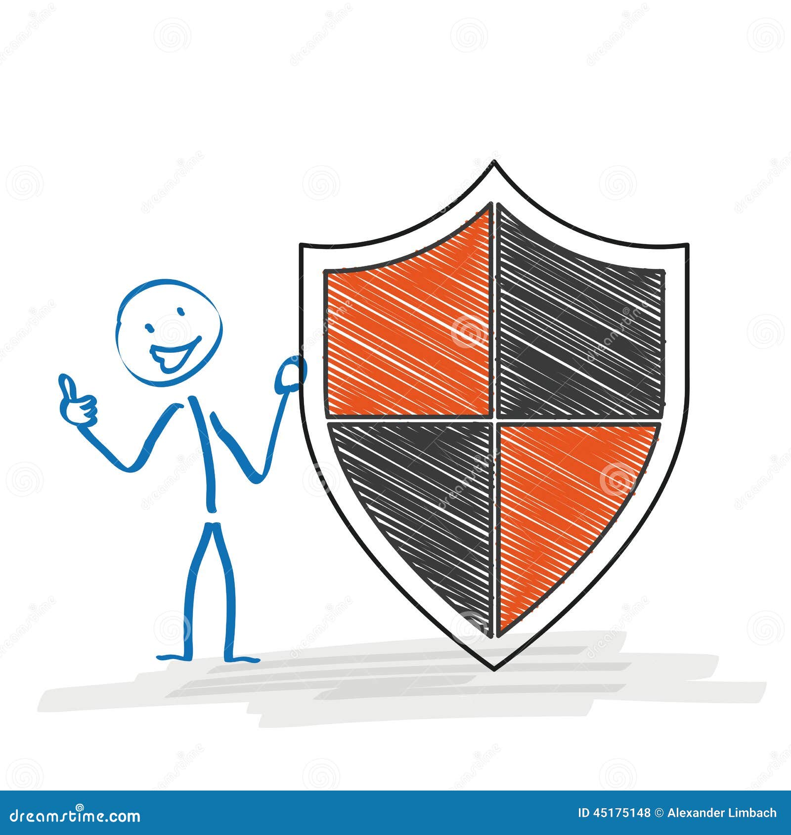 Stickman Protection Stock Illustrations – 325 Stickman Protection Stock ...