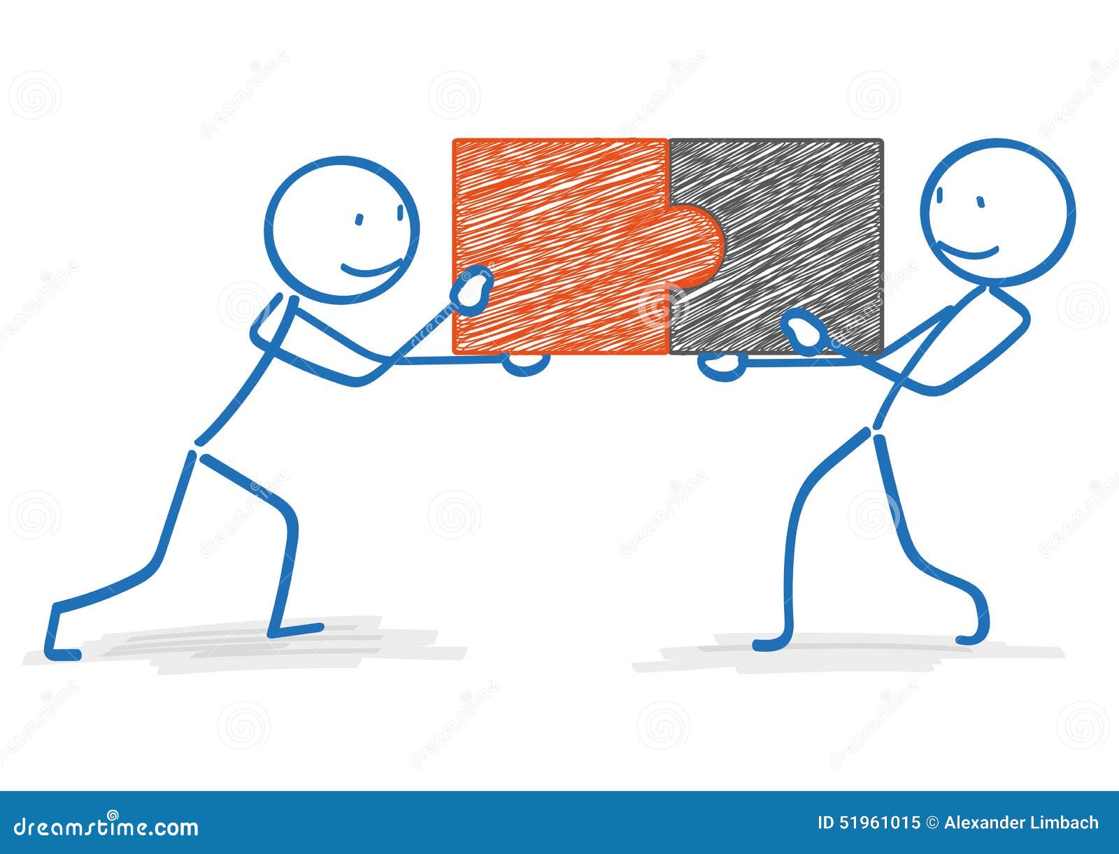 Stickman 2 Puzzles stock vector. Illustration of solution - 51961015