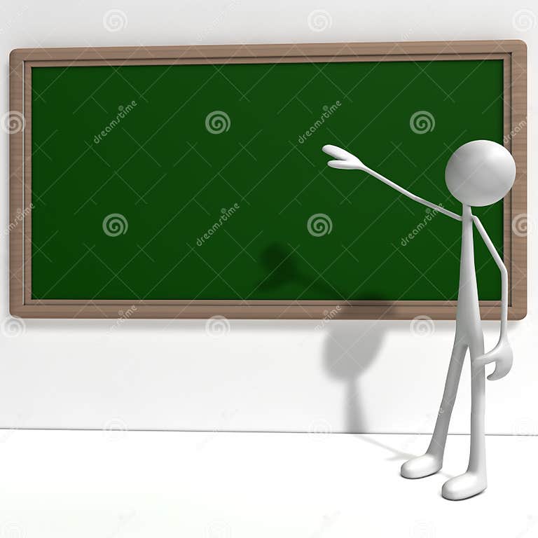 Stickman - school stock illustration. Illustration of teacher - 24044299