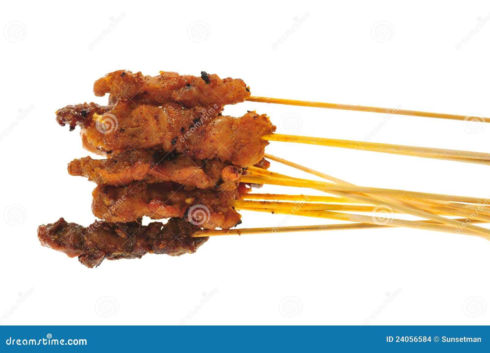 Sticks Barbecue Satay stock photo. Image of satay, appetite - 24056584