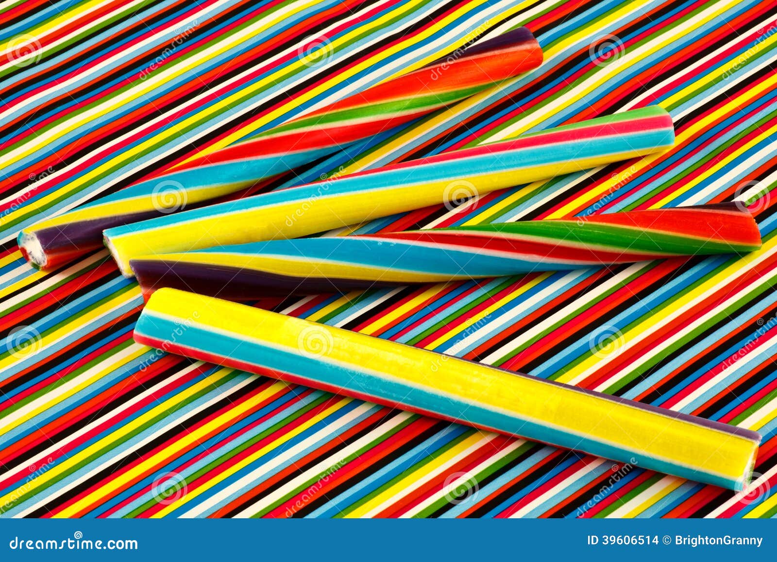 Sticks of rock stock photo. Image of candy, colored, sugary - 39606514