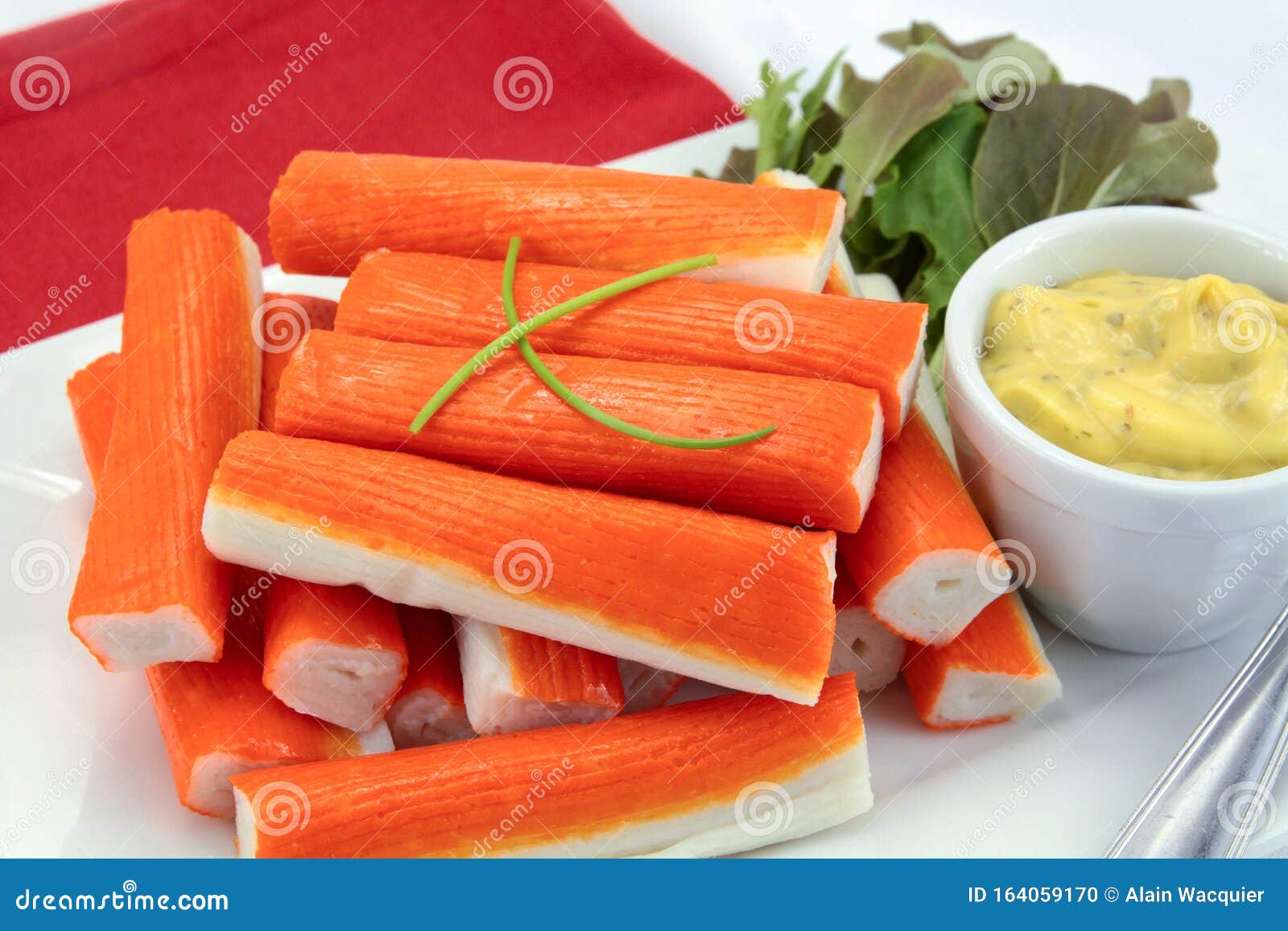Sticks of surimi stock photo. Image of stick, background - 164059170