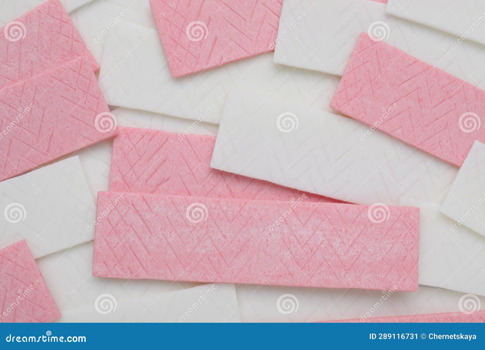 Sticks of Tasty Chewing Gum As Background, Top View Stock Image - Image ...