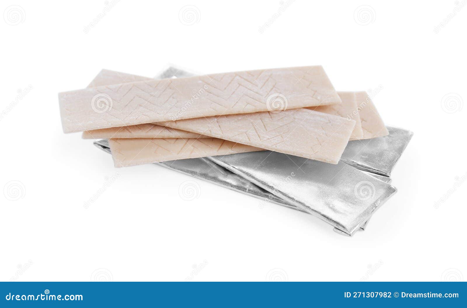Sticks of Tasty Chewing Gum Isolated on White Stock Photo - Image of ...