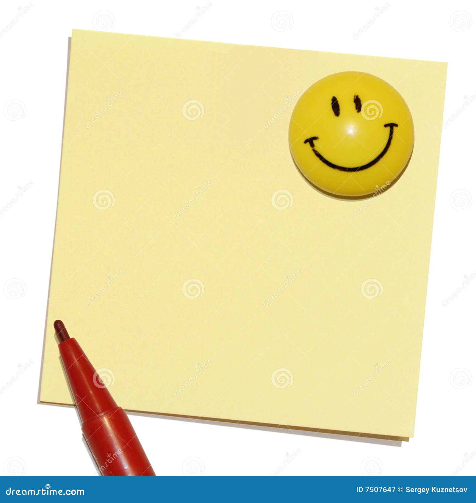 Sticky stock image. Image of notepaper, color, notes, isolated - 7507647