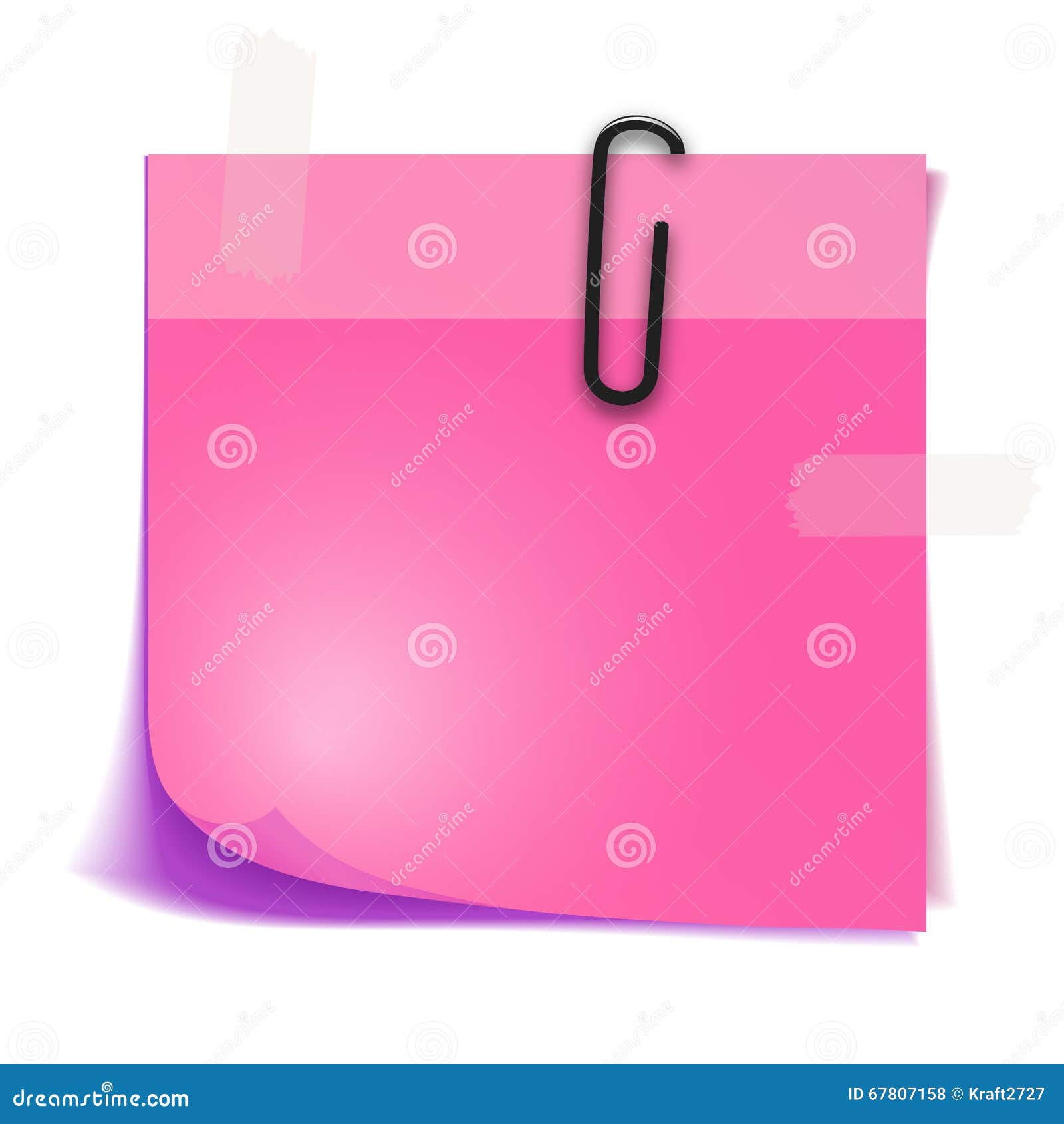 Sticky blank note stock vector. Illustration of adhesive - 67807158