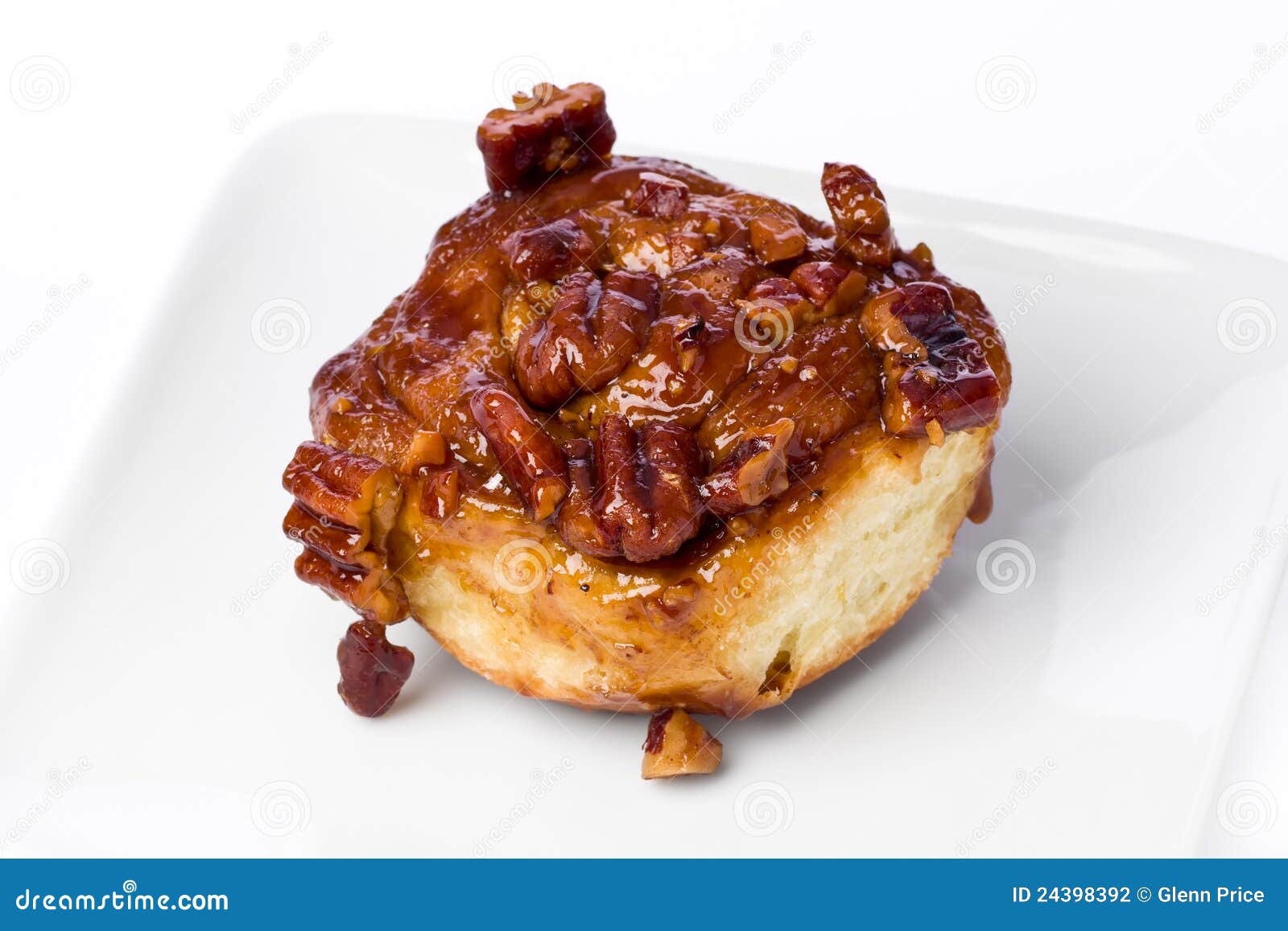 Sticky Bun stock photo. Image of nuts, pastry, breakfast - 24398392
